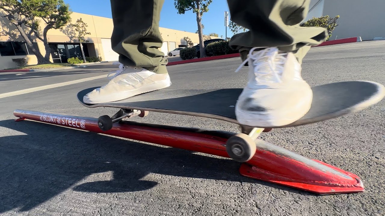 The best way to learn to skate a rail ? @NkaVidsSkateboarding - YouTube
