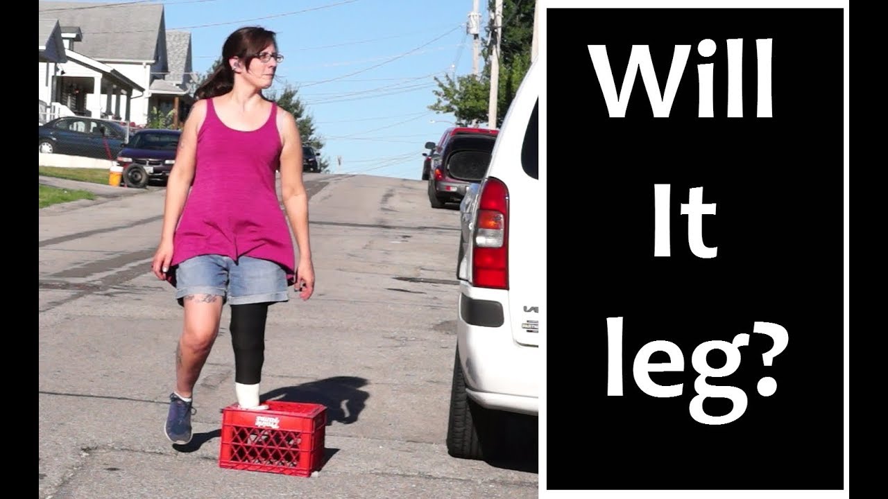 AmputeeOT: Will It Leg? Milk Crate - YouTube