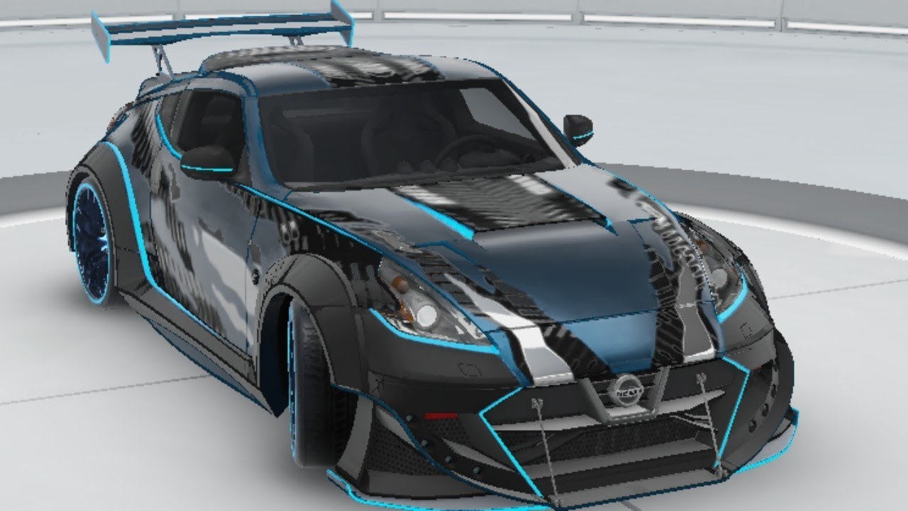 Asphalt 9 Legends Nissan 370Z Neón Edition Corriendo en hielo fino ...