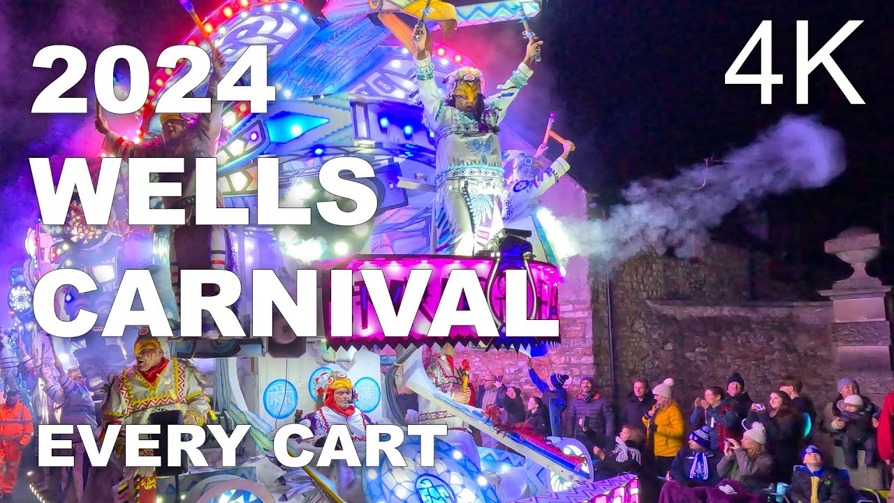 Wells City Carnival 2024 | Somerset Guy Fawkes Carnivals - YouTube
