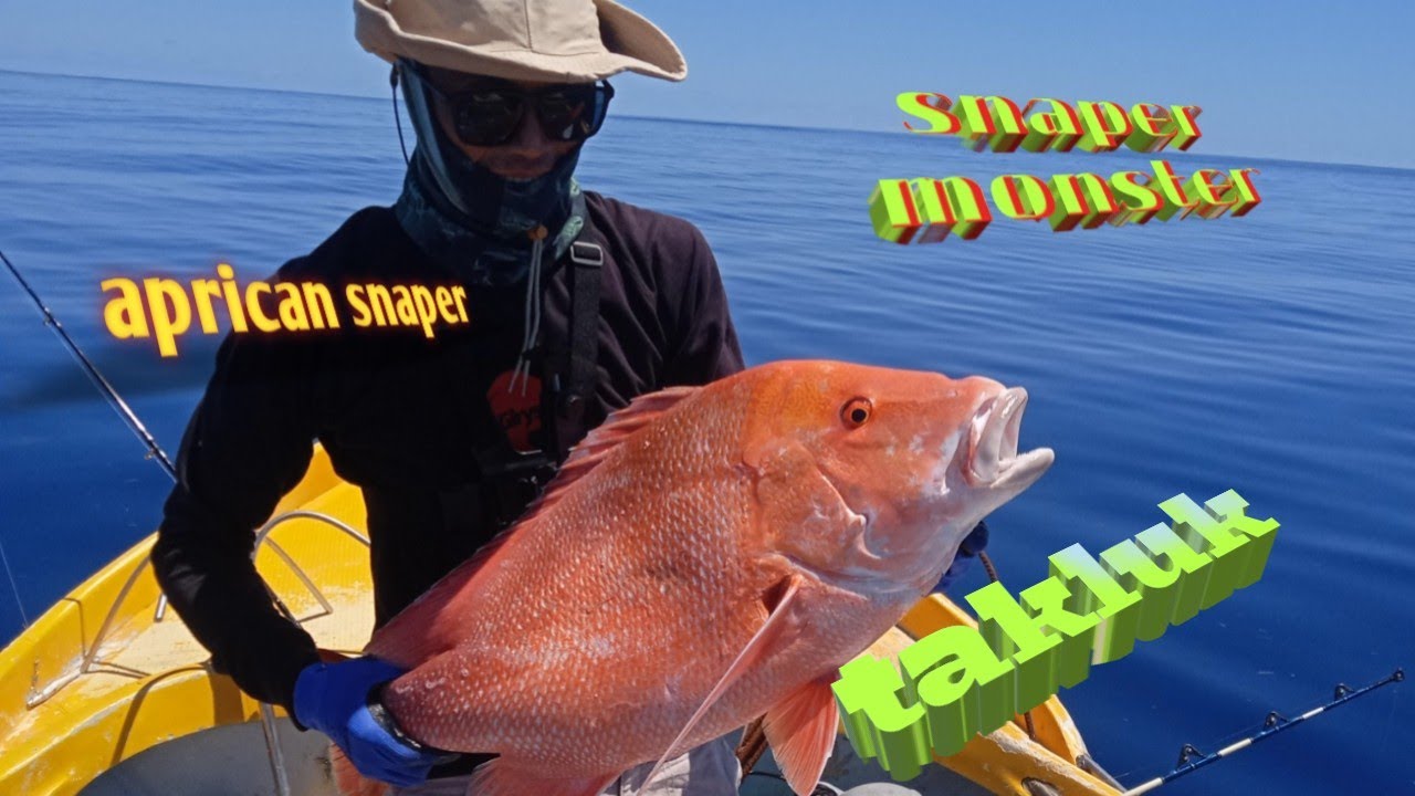 conquer red snapper monster aprican sea at Indian ocean.. - YouTube