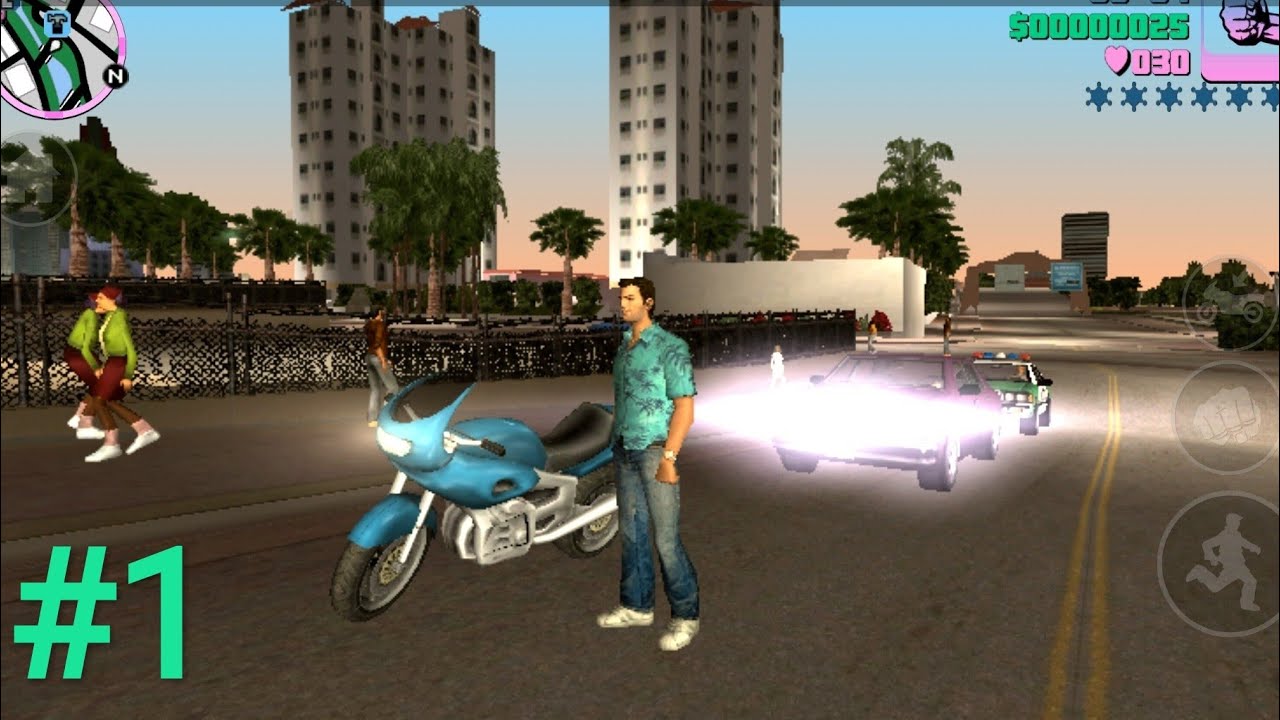 GTA Vice City on android (mobile) and gameplay#2 - YouTube