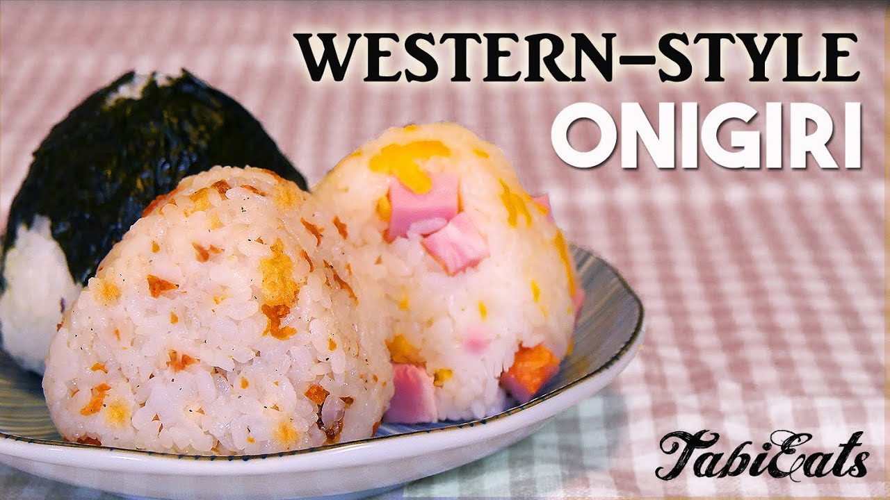 Onigiri Rice Balls Western Style【その手があった】おにぎりを洋風にしてみたよ。 - YouTube