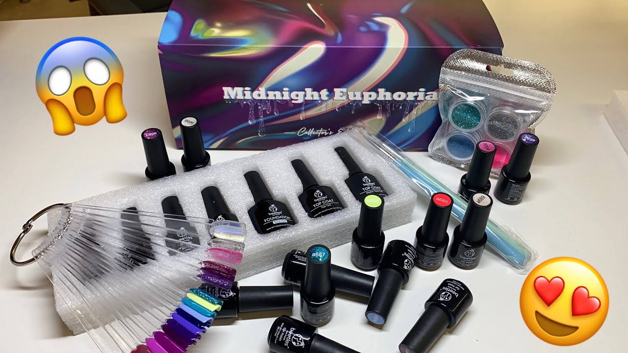 Beetles Gel Polish: Midnight Euphoria Swatches! - YouTube