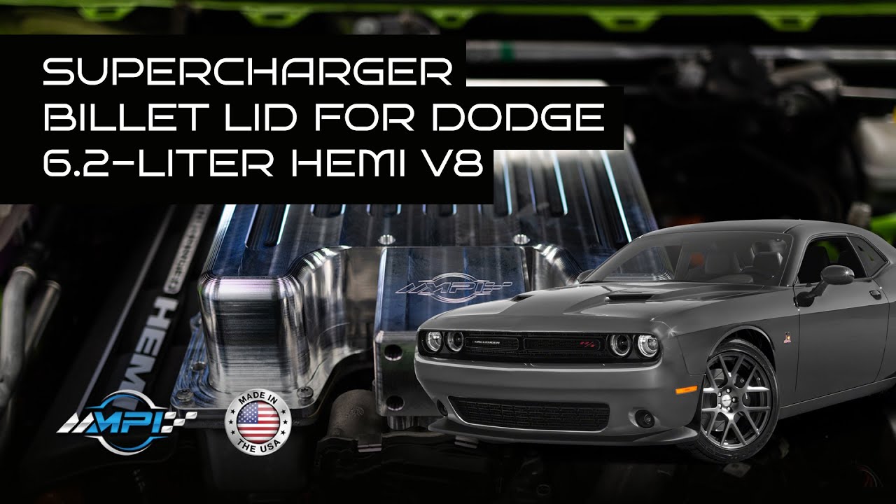 Testing the New Custom Supercharger Billet Lid for Dodge Challenger ...