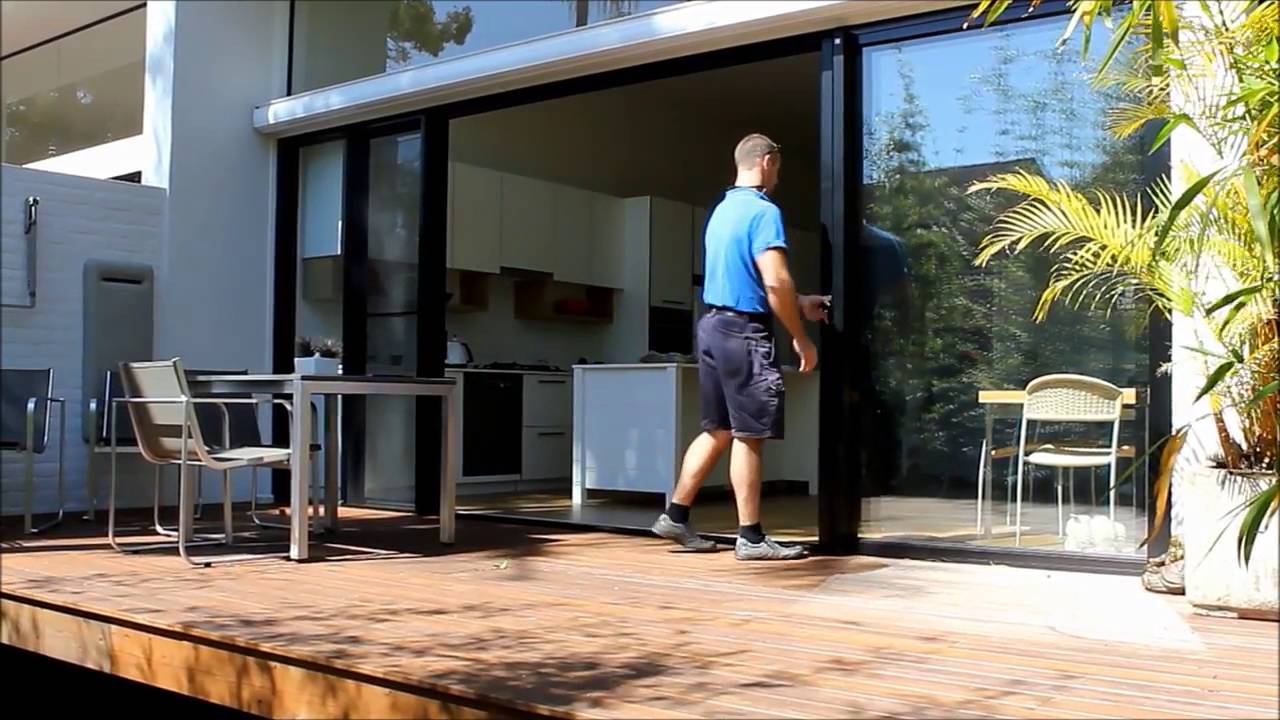 Infinity Zipline for Stacking and Sliding Doors - YouTube