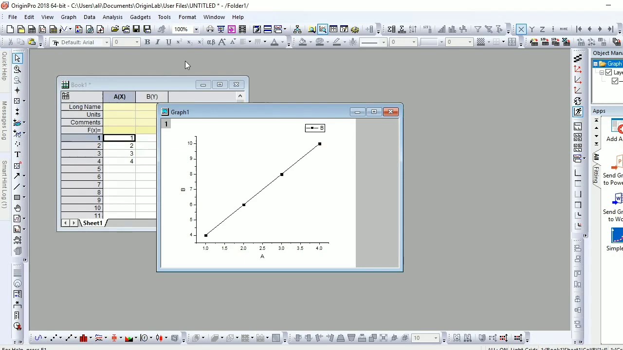 How to appear project explorer in the Origin Software? - 1 min. - YouTube