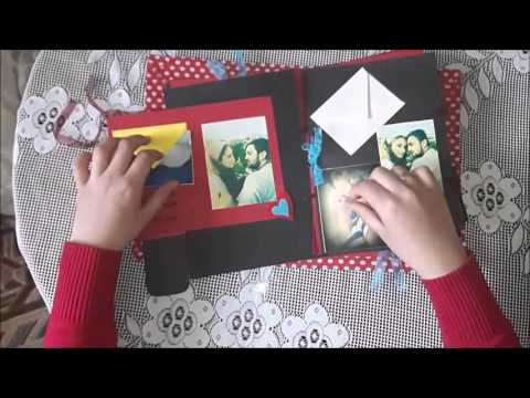 Sevgiliye Hediye Anı Defteri (scrapbook) - DIY