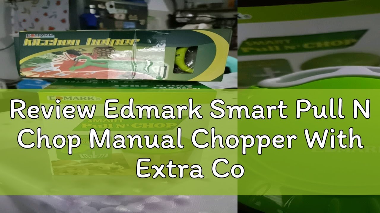 Review Edmark Smart Pull N Chop Manual Chopper With Extra Cover Abs ...