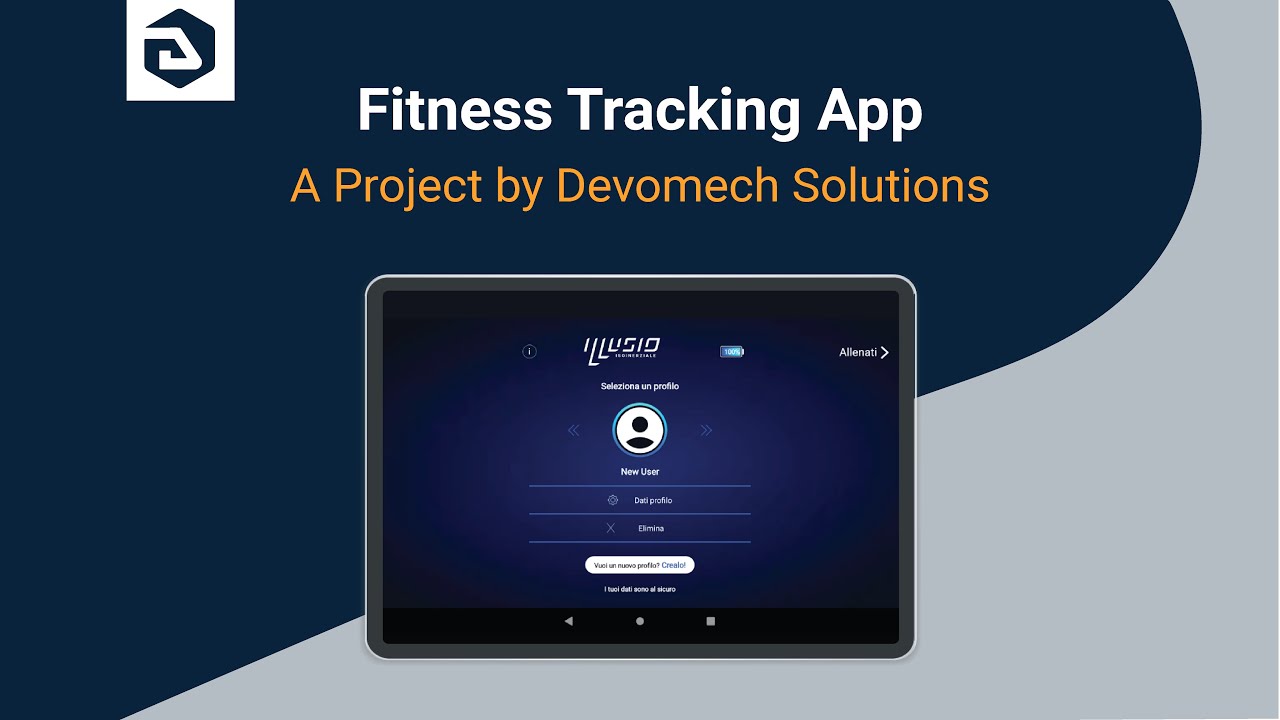 Fitness Tracking App | A Project by Devomech Solutions - YouTube