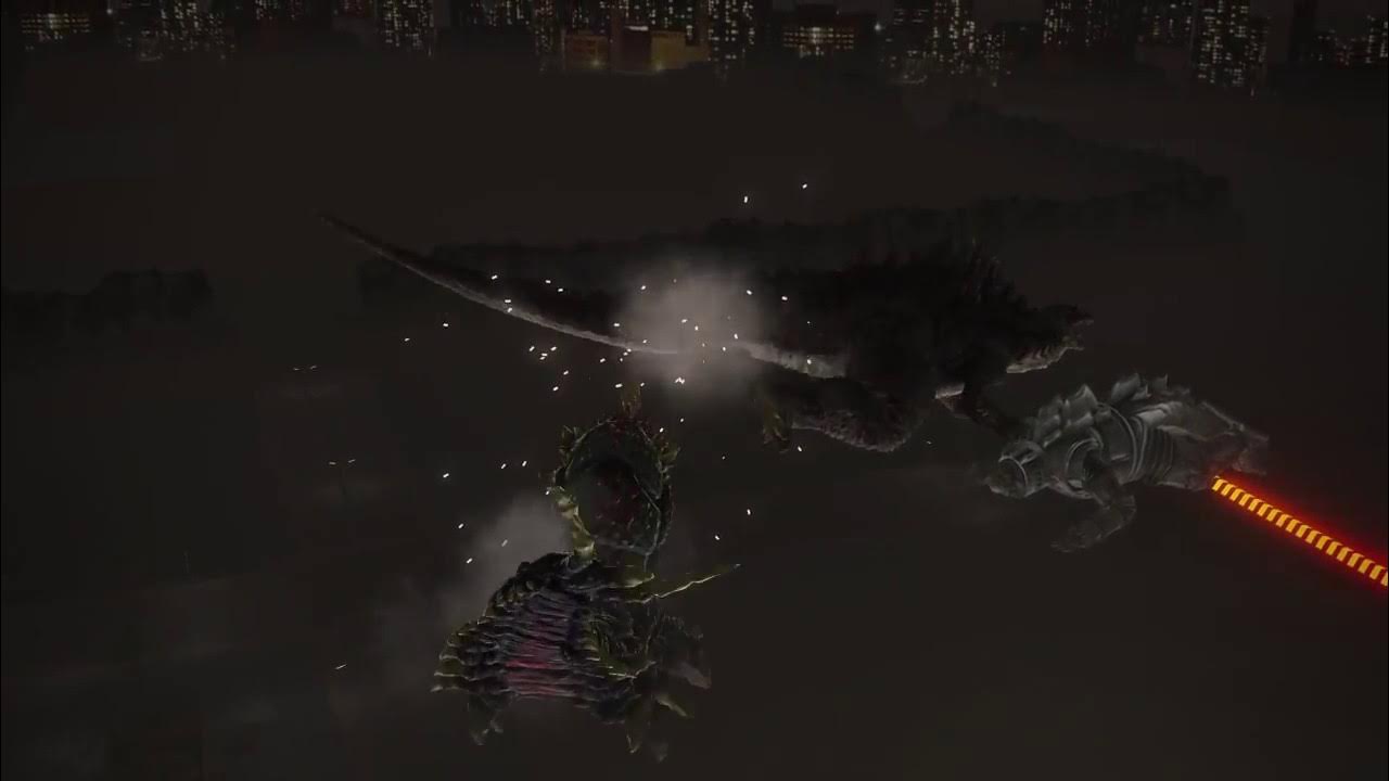 GODZILLA PS4 versus mode: Battra (Larval) vs. MechaGodzilla 2 vs. Legendary Godzilla - YouTube