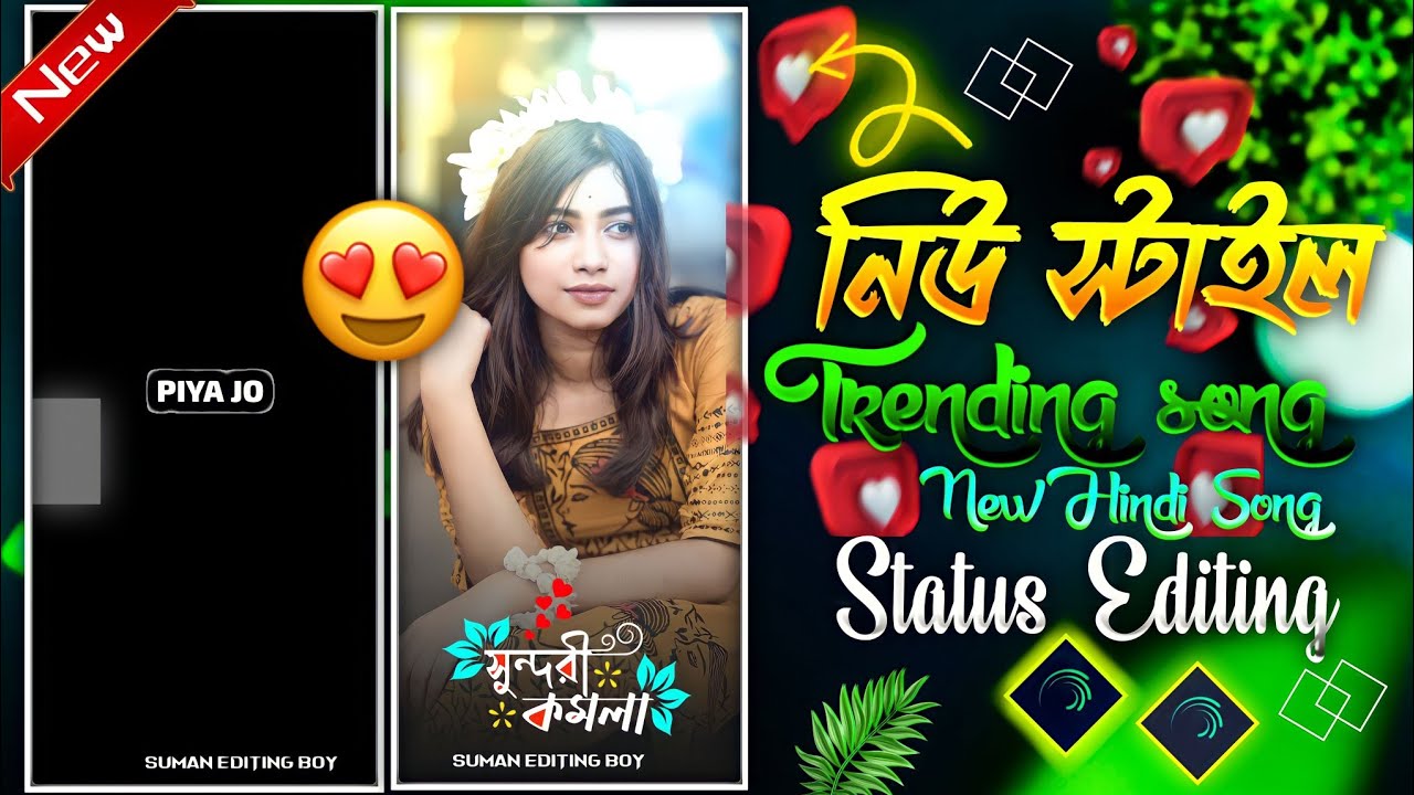 Hindi Trending Song Status Video Editing | New Editing Alight Motion ...