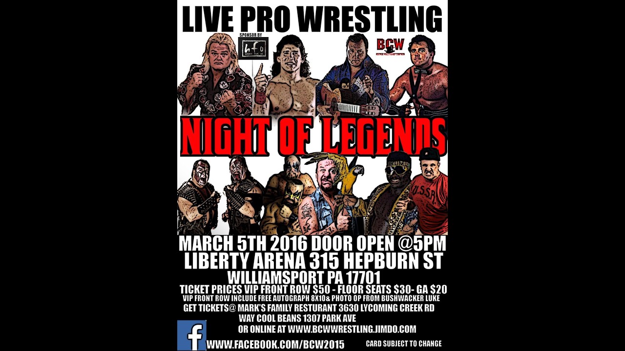 NIGHT OF LEGENDS 1 3-5-2016 - YouTube