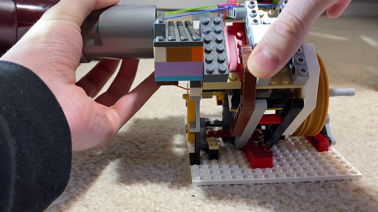 Lego vacuum v twin engine - YouTube