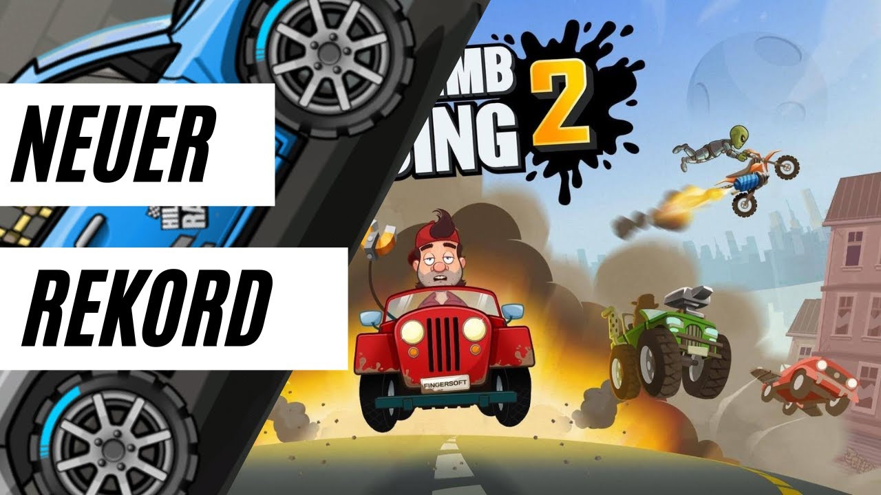 Hill climb racing 2 rekord knacken im Abenteuer Modus - YouTube