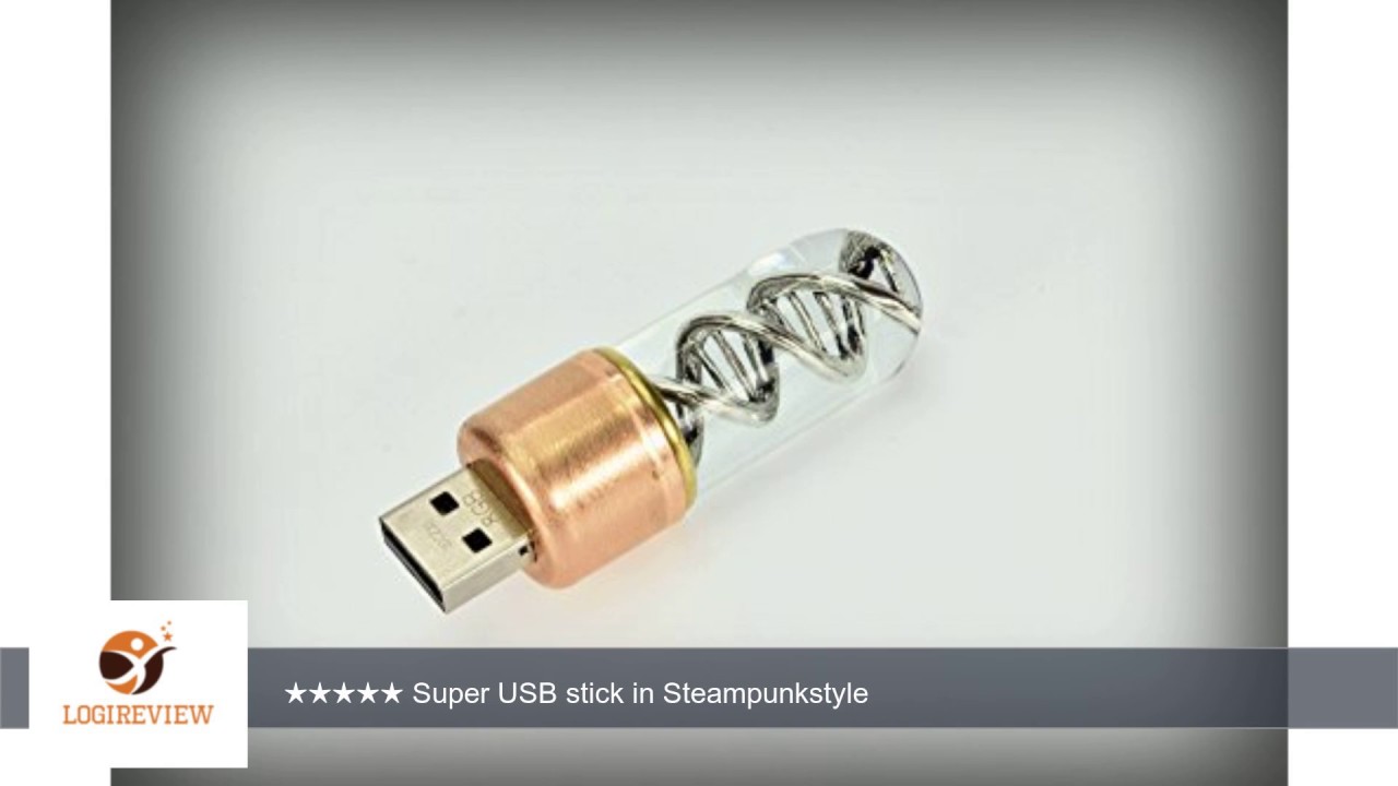 Handmade Steampunk BLUE 16GB USB Flash Drive Stick Thumb. DNA double ...