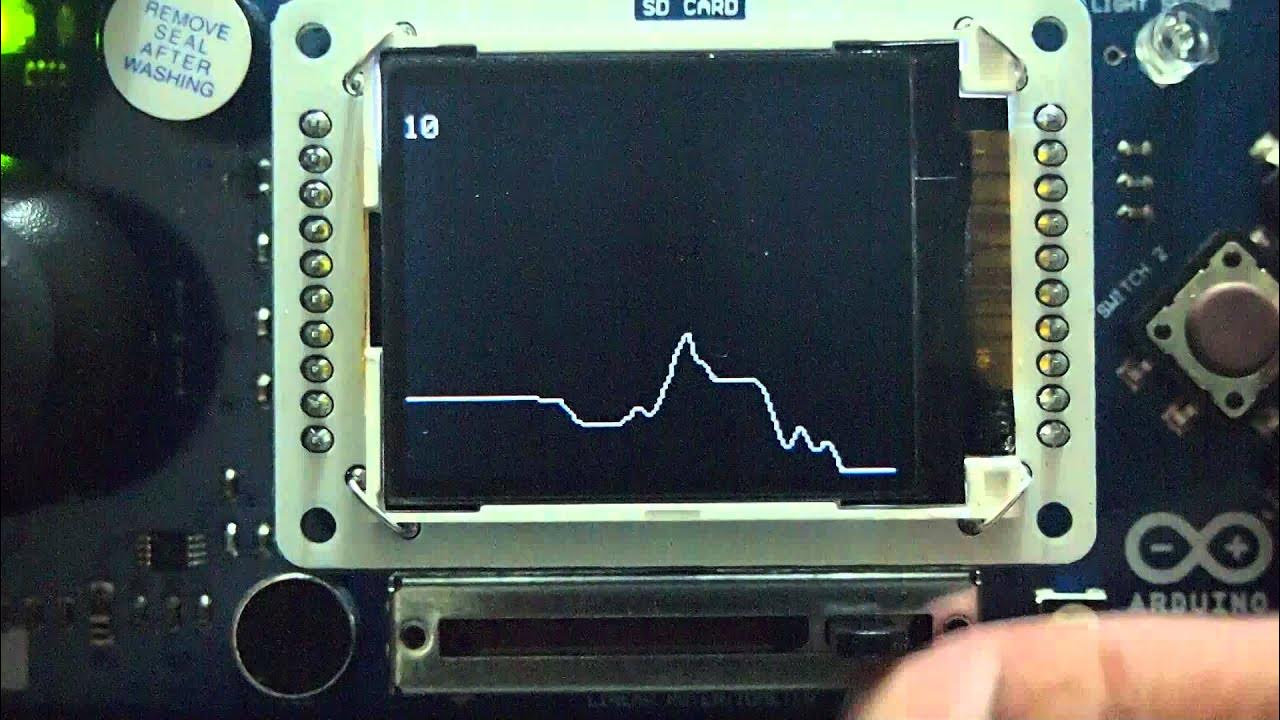 Arduino Esplora example: read slider and display on TFT - YouTube