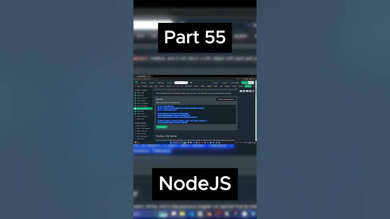 شرح NodeJS #nodejs #js #javascript #node #server #servers - YouTube