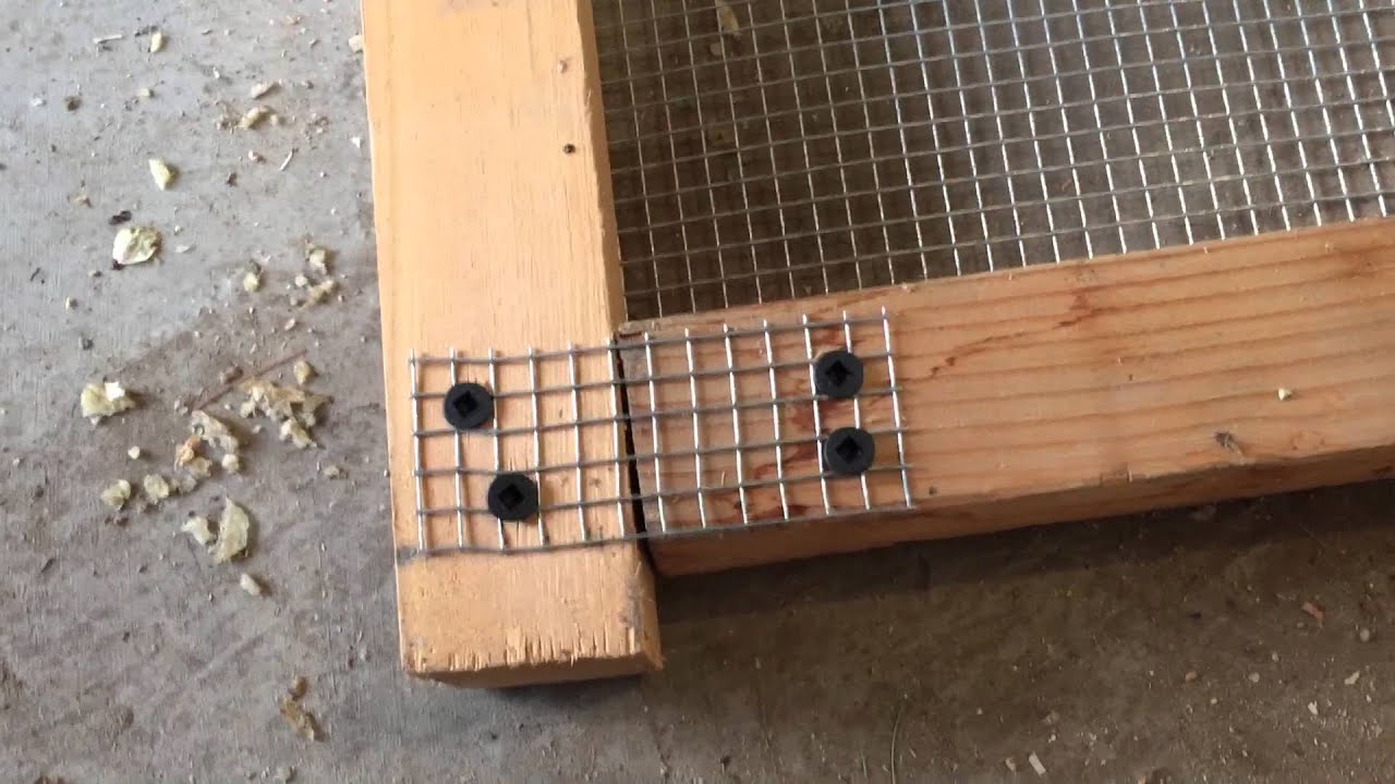 Making a Compost Sieve - YouTube