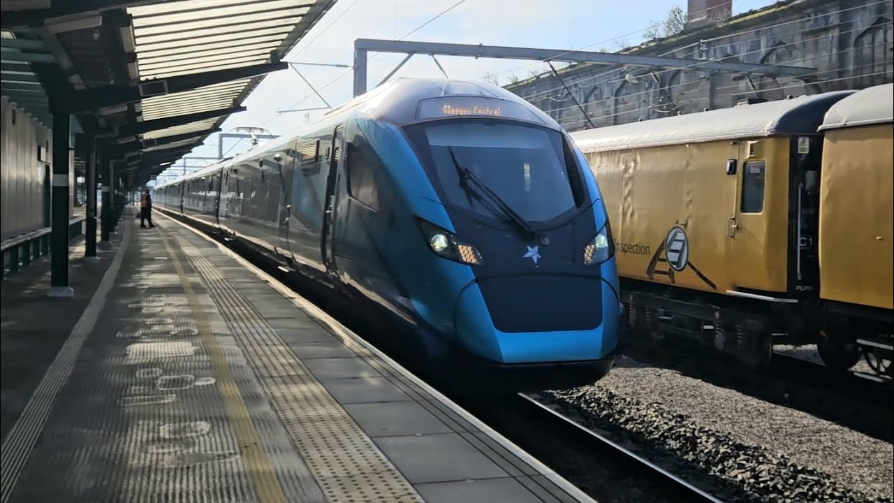 TPE Class 397 departing Carlisle - YouTube