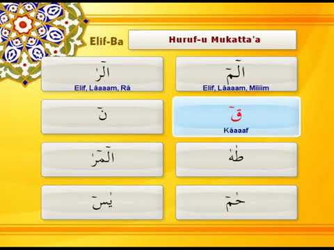 Tecvid Öğreniyorum Bölüm 20 - Huruf-u Mukattaa