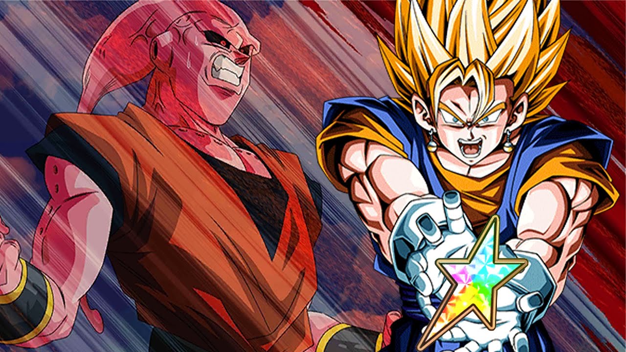 Vegito is a monster! the base form.... 100% EZA LR SUPER Vegito ...