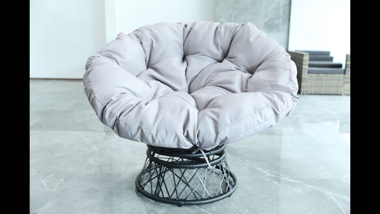 Oversized Papasan Chair Installation Video - YouTube
