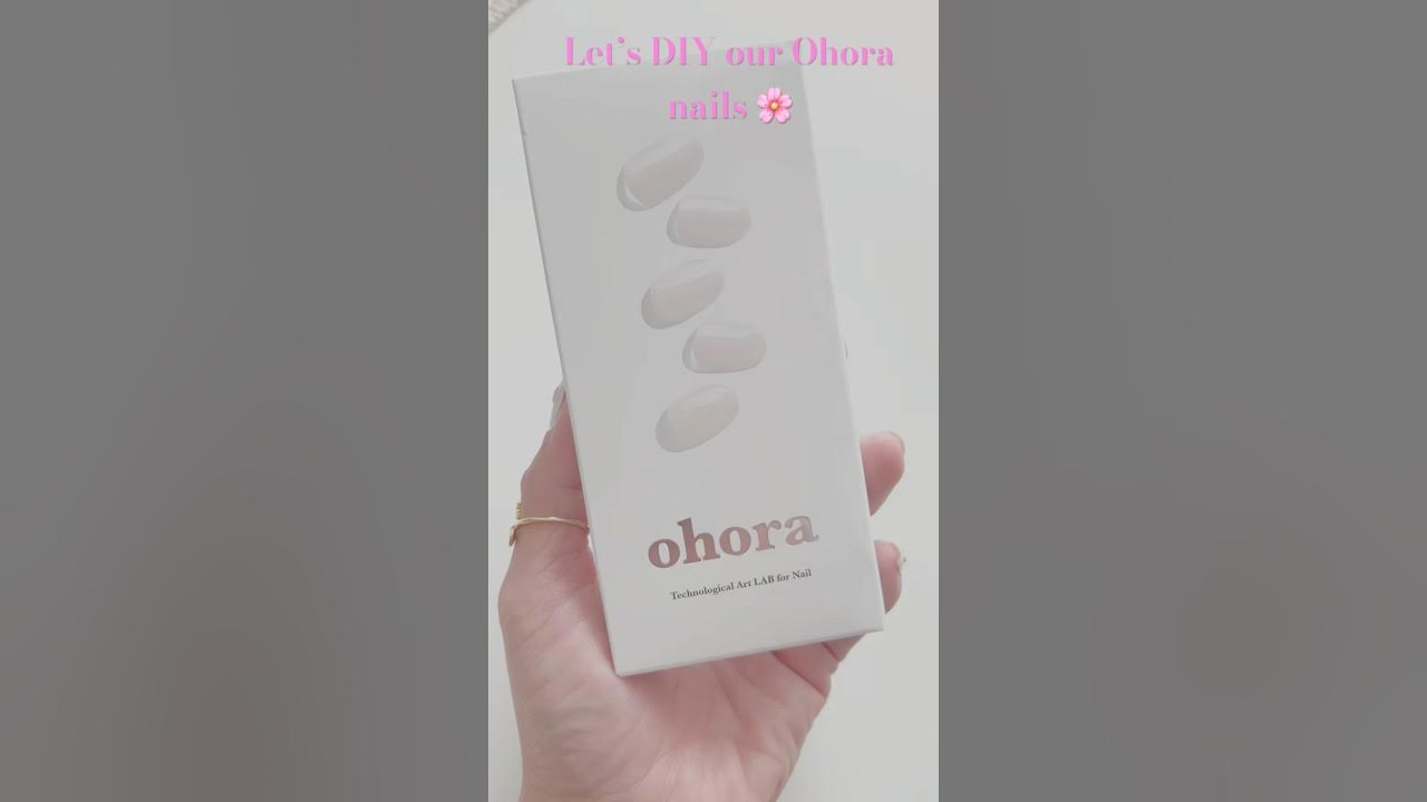 DIY Ohora nails 💅🌸 #shorts #ohora #diynails #nailart #nails #naildesign #nailsart #nailinspo ...