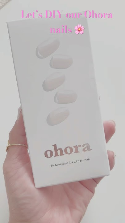 DIY Ohora nails 💅🌸 #shorts #ohora #diynails #nailart #nails #naildesign #nailsart #nailinspo ...