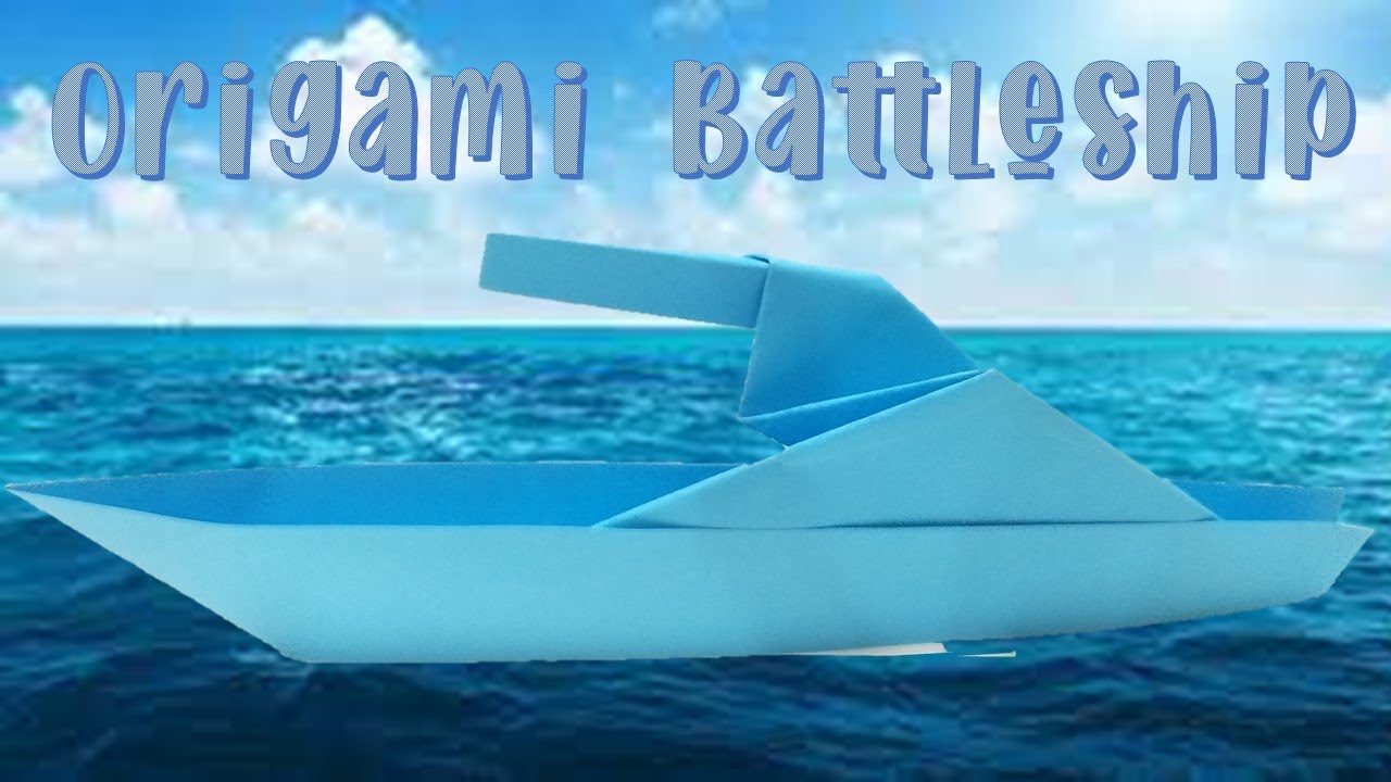 How to Make Origami Battleship (Designed by Fold ON) - YouTube