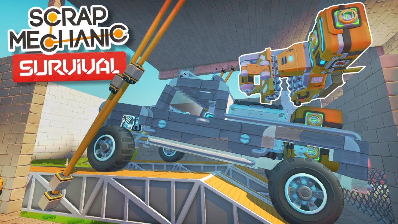 Building a Refine Bot Receiving Station - Scrap Mechanic Survival Mode ...