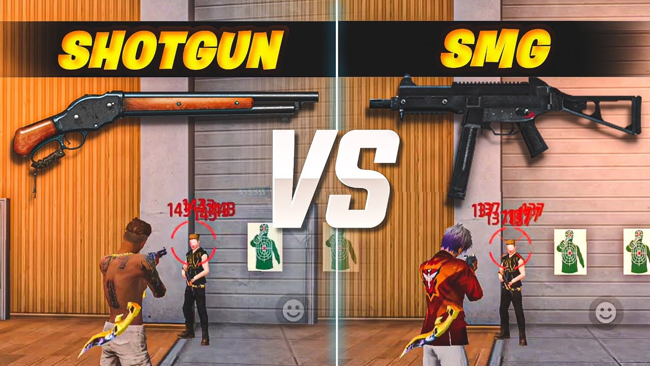 { SHOTGUN VS SMG } WHAT IS BEST ? || FREE FIRE BEST GUN FOR HEADSHOT ...