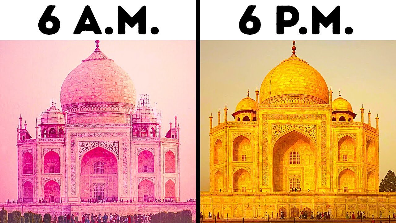 El Taj Mahal cambia de color + 6 secretos de las nuevas maravillas del ...