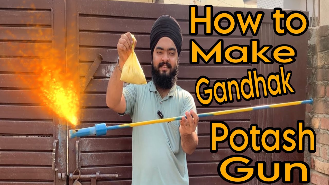 Nichay mar k chalani vali Gandak potash gun| how to makeGandhak potash ...