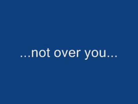 Gavin DeGraw- Not Over You (lyrics) - YouTube