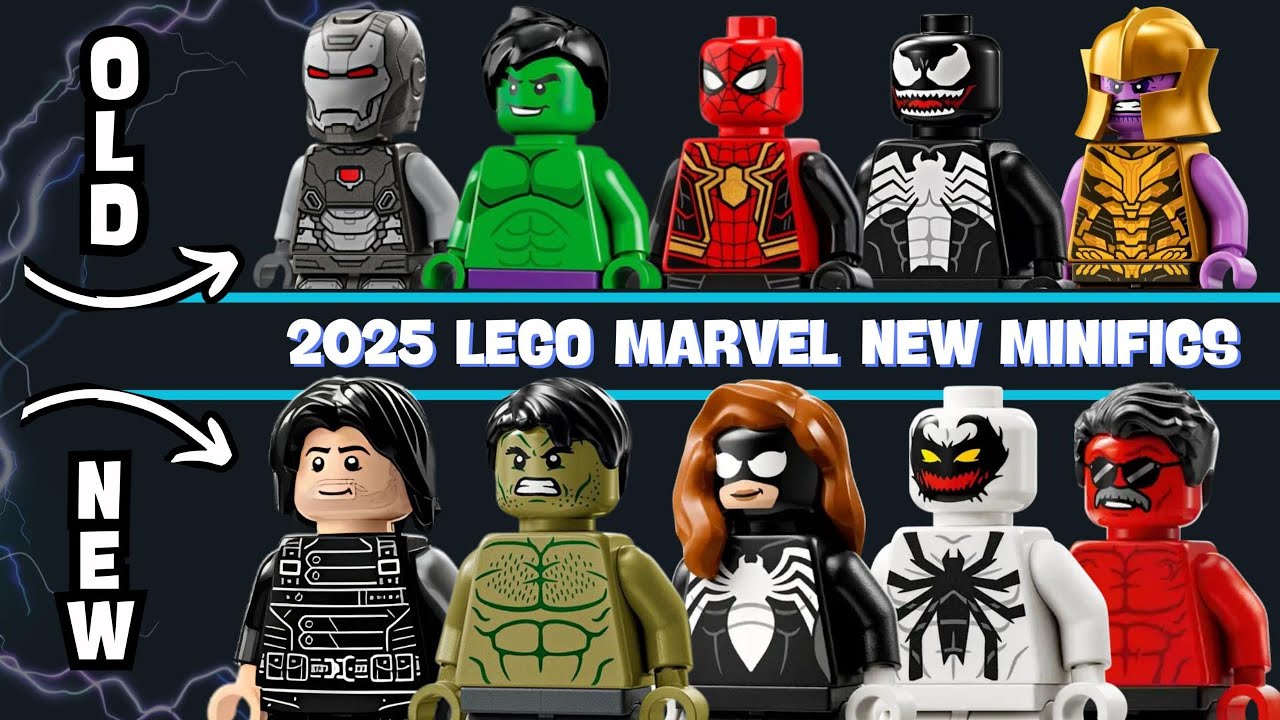 NEW LEGO MARVEL 2025 MINIFIGURES - YouTube