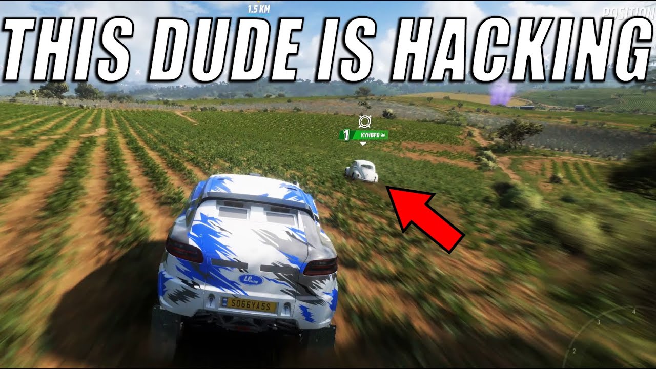 I RAN INTO MY FIRST HACKER IN THE ELIMINATOR ON FORZA HORIZON 5 - YouTube