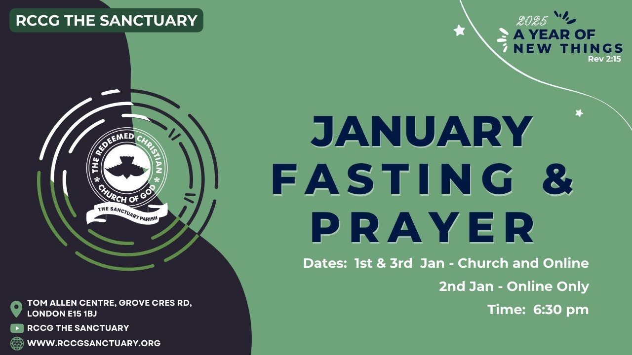 January 20245 Prayer & Fasting - Day 3 of 3 - 3rd Jan 2025 - YouTube