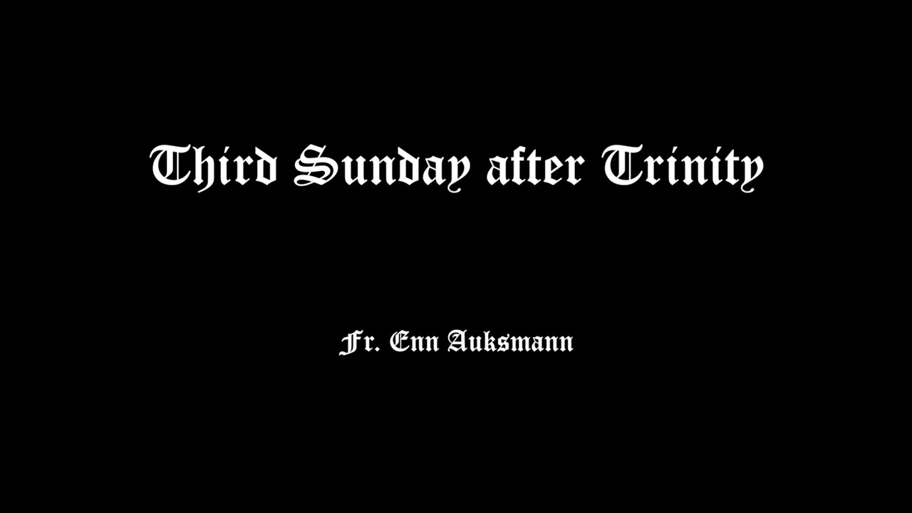 Third Sunday after Trinity 2020 - YouTube