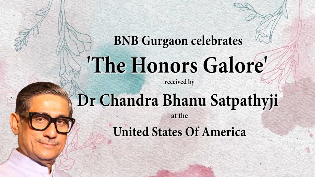 Celebration of 'The Honor Galore' for Dr C B Satpathy ji received at ...