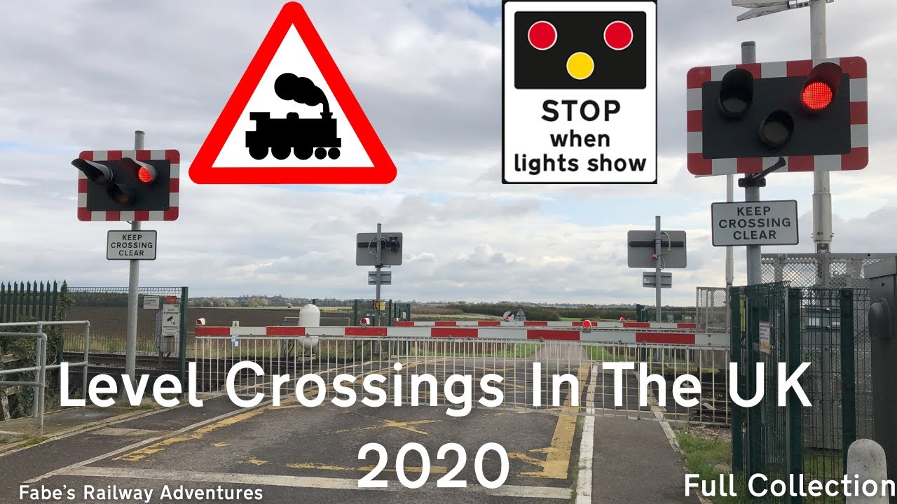Level Crossings In The UK 2020 - YouTube