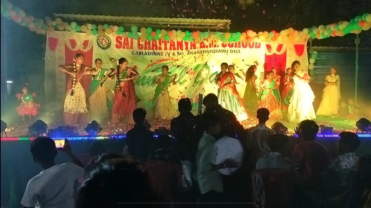 Ramulamma Song Dance Performance by IX Class Students of Sai Chaitanya ...