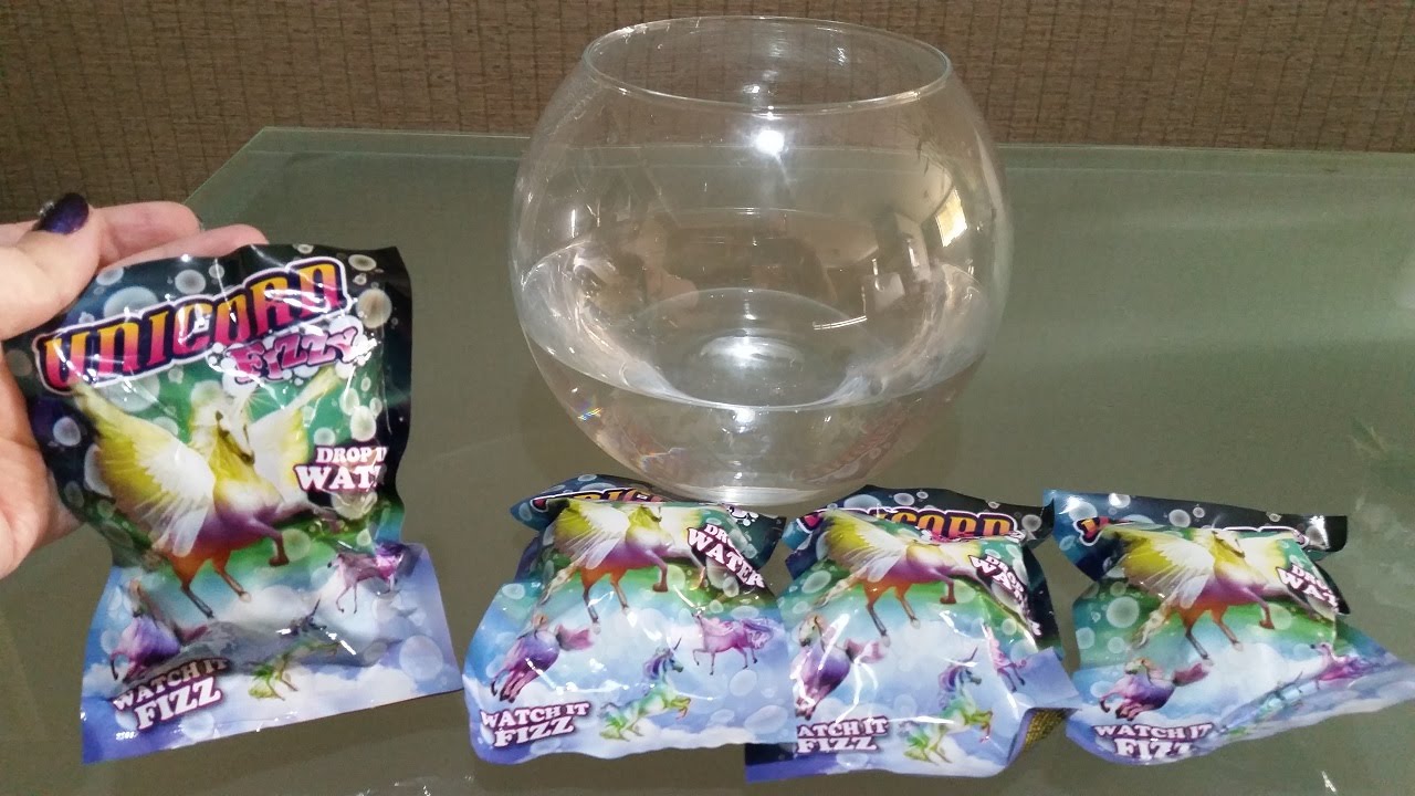 Unicorn Fizzy Blind Bazgs - YouTube