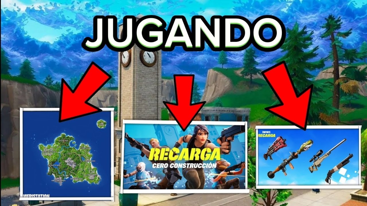 JUGANDO al NUEVO MODO "RECARGA" en FORTNITE - YouTube