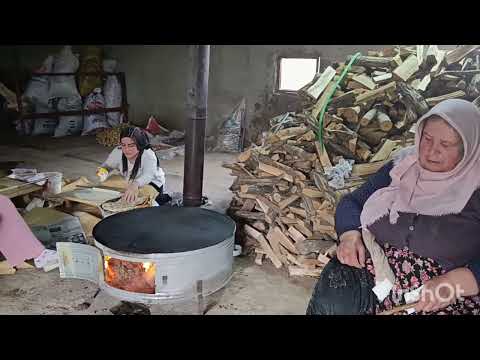 FATİH ZÜCCACİYEDEN ALDIĞIM YENİ SACLA ÇEŞİT ÇEŞİT BÖREKLER YAPTIM HATİCE SULTANIMLA