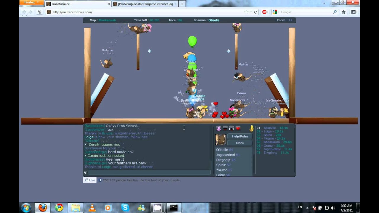 [transformice]lag problem - YouTube