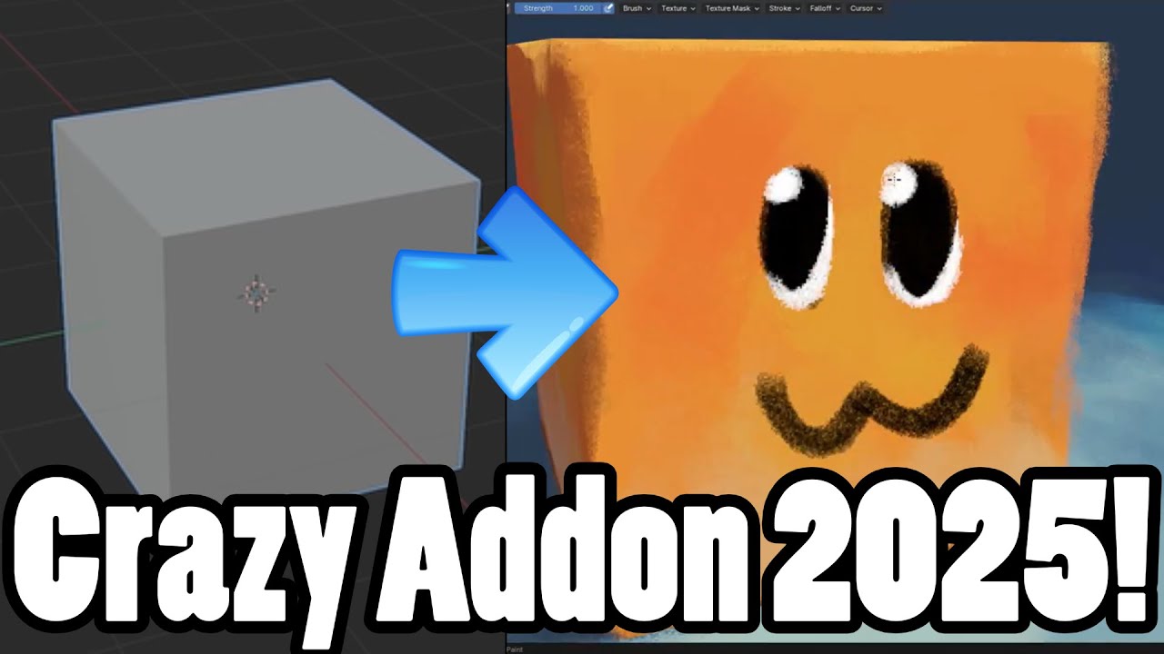 Insane Free Blender Painting Addon 2025 - YouTube