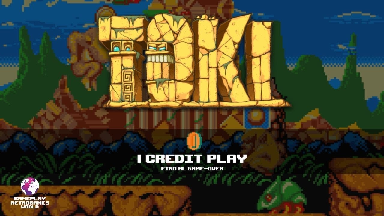Toki (Arcade) - [ 1 CREDIT PLAY ] - YouTube