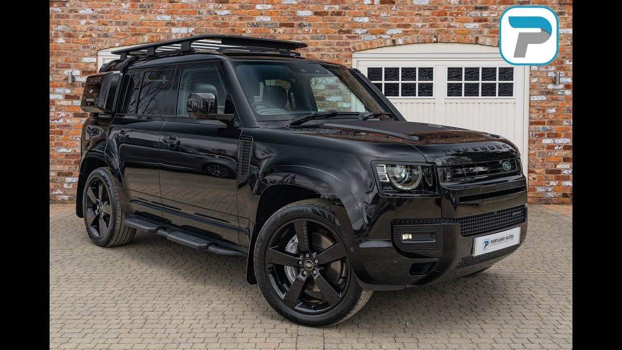 2022/72 LAND ROVER DEFENDER D300 X DYNAMIC HSE AUTO IN SANTORINI BLACK ...