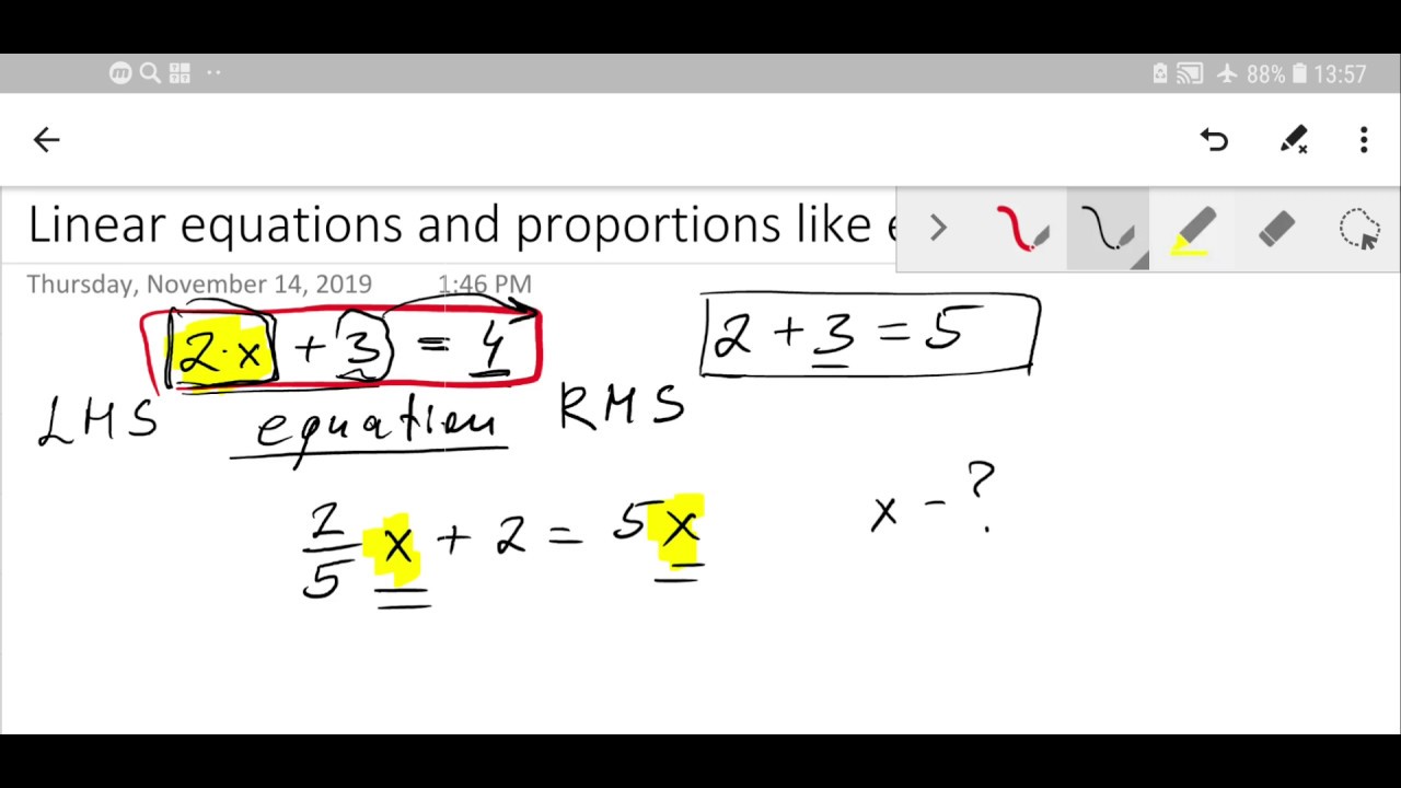 GCSE Maths | Algebra 1 | Solving linear equations | Linear equations ...